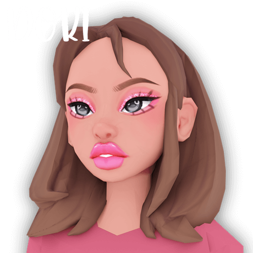 Pink Glam Doki Doll Face - Decentraland Marketplace