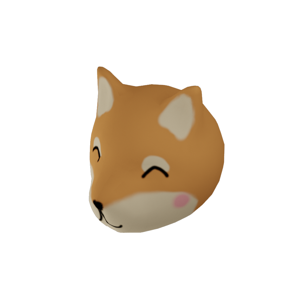 Shiba Inu Head - Decentraland Marketplace