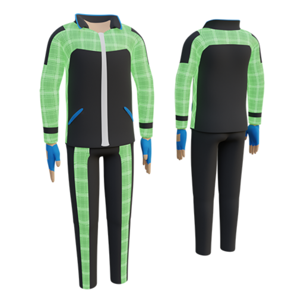 NovoVerse Neon Tracksuit - Decentraland Marketplace