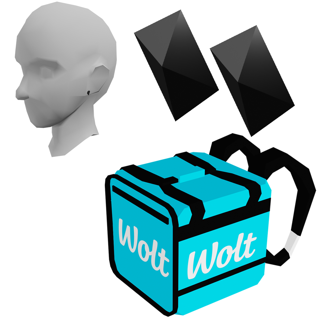 Wolt backpack - Decentraland Marketplace