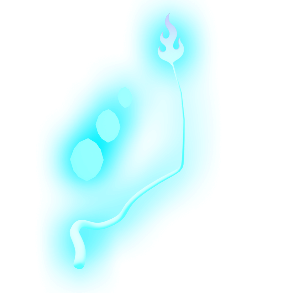 Blue Candy Flame Tail - Decentraland Marketplace