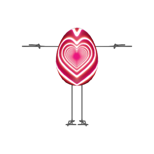 Pink Heart Easter Egg Skin - Decentraland Marketplace